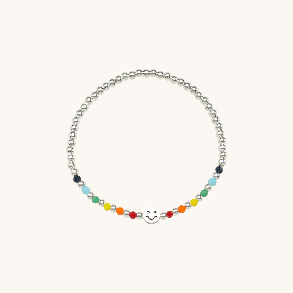 Smiley Face Bead Bracelet | Rimmoto